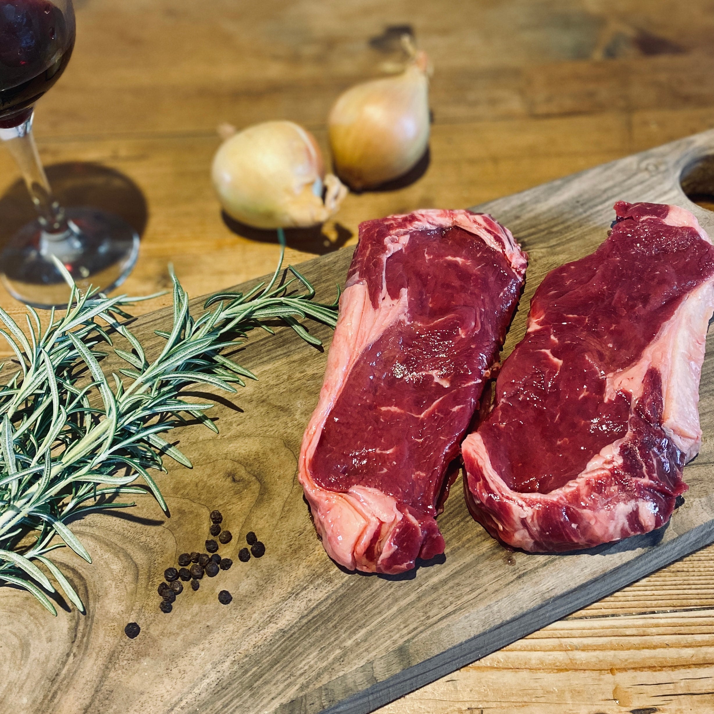 Pack of 2 Lincoln Red Sirloin Steaks | Bates Moor Farm